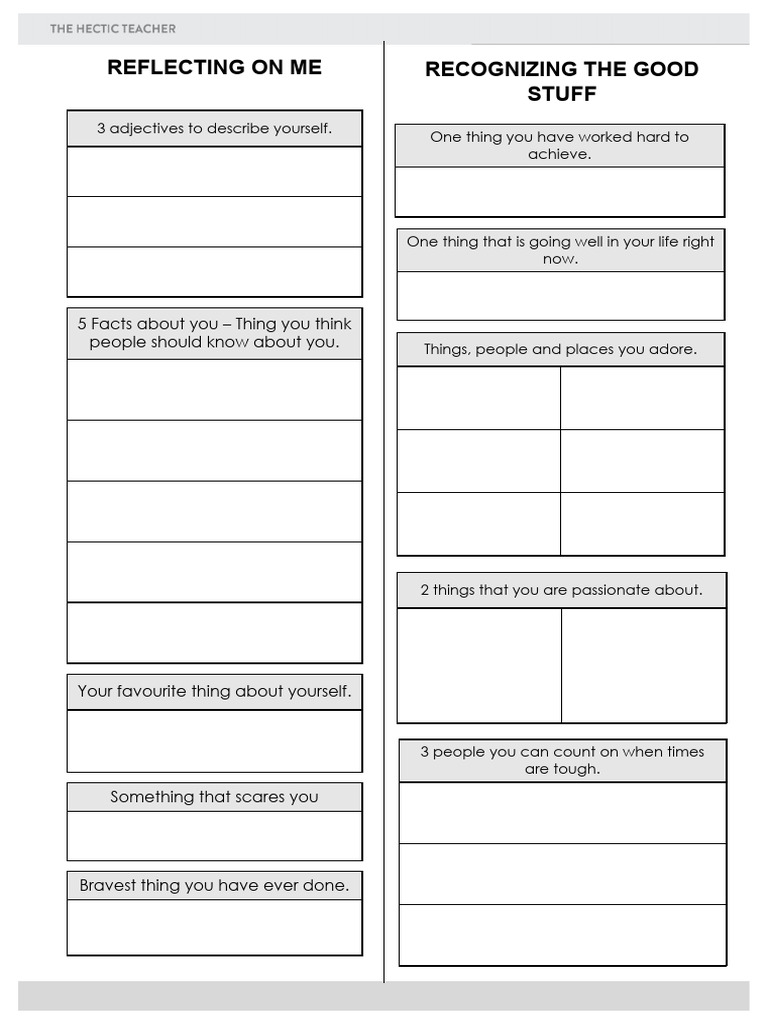 Personal Reflection and Achievements Guide | PDF | Self-Improvement