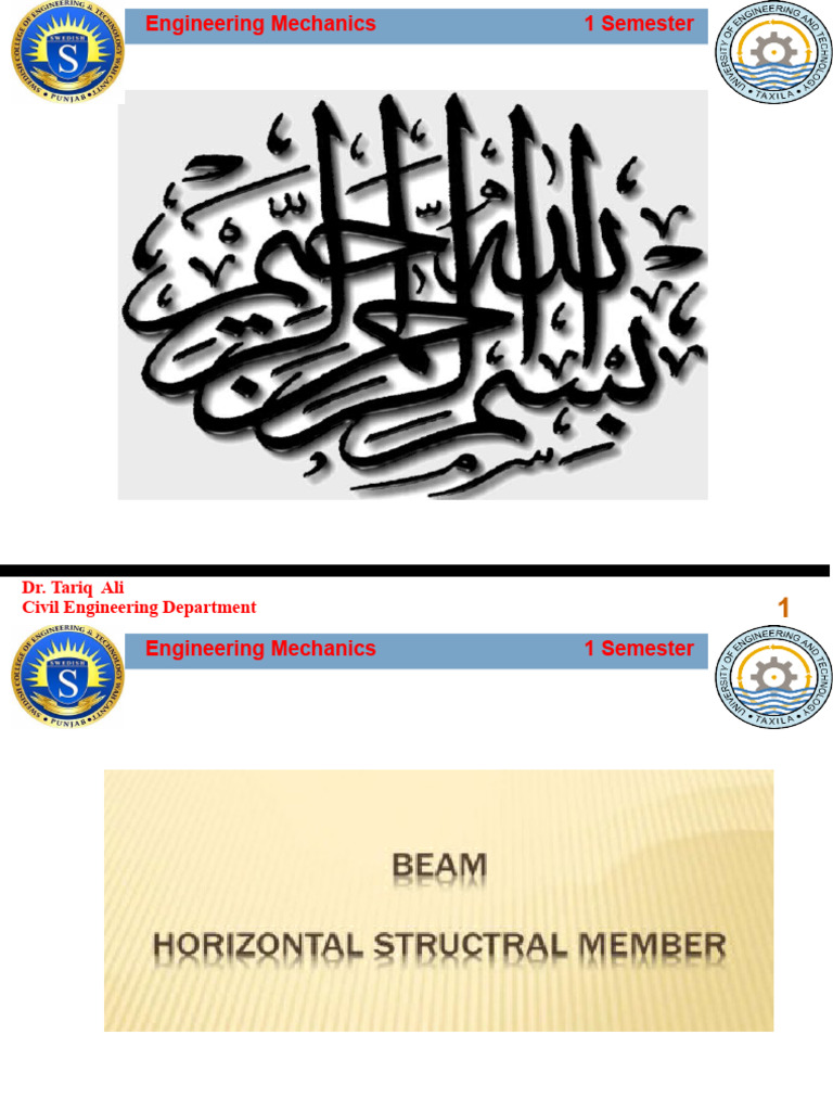 LEC 9 Engineering Mechanics Swedish | PDF | Engineering | Physical Sciences