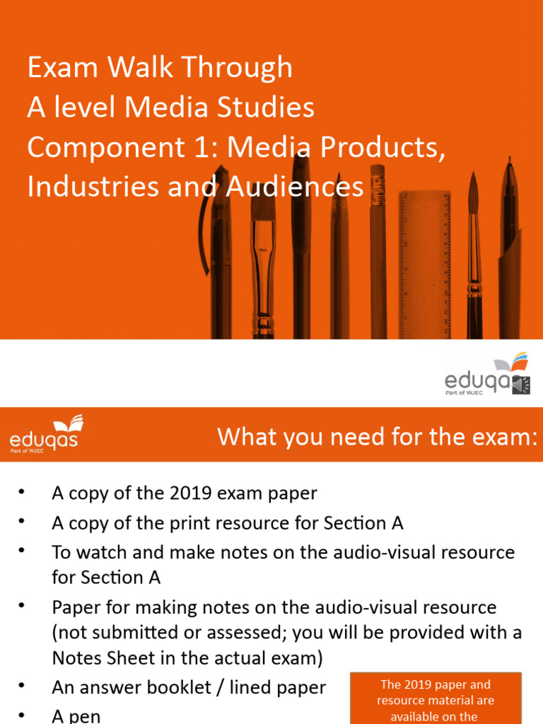 A Level Media Studies Exam Guide | PDF | Essays | Theory