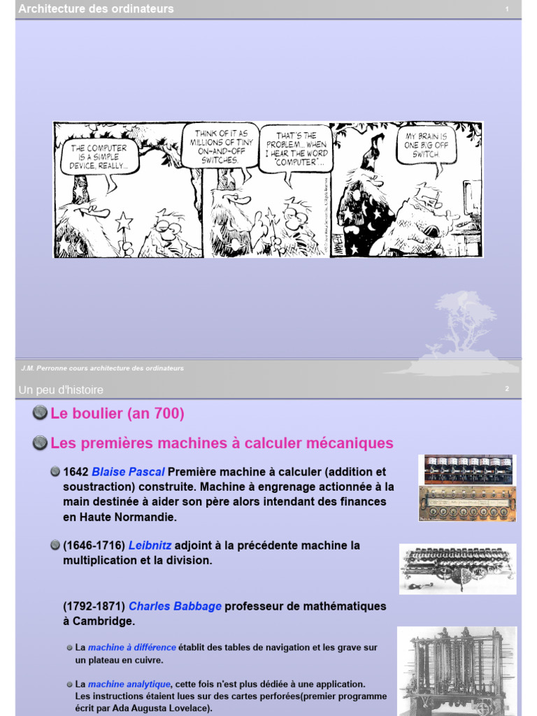 Structure Des Ordinateurs | PDF | Entrée/Sortie | Langage de programmation