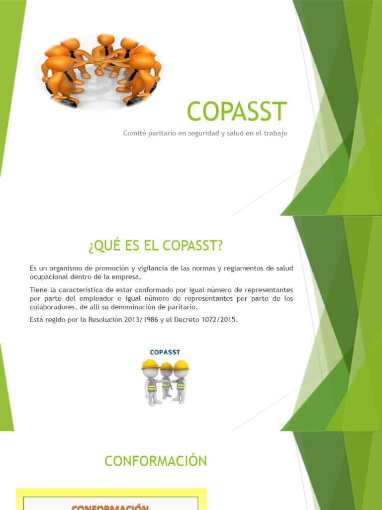 Diapositivas Copasst | PDF | Business | Valores