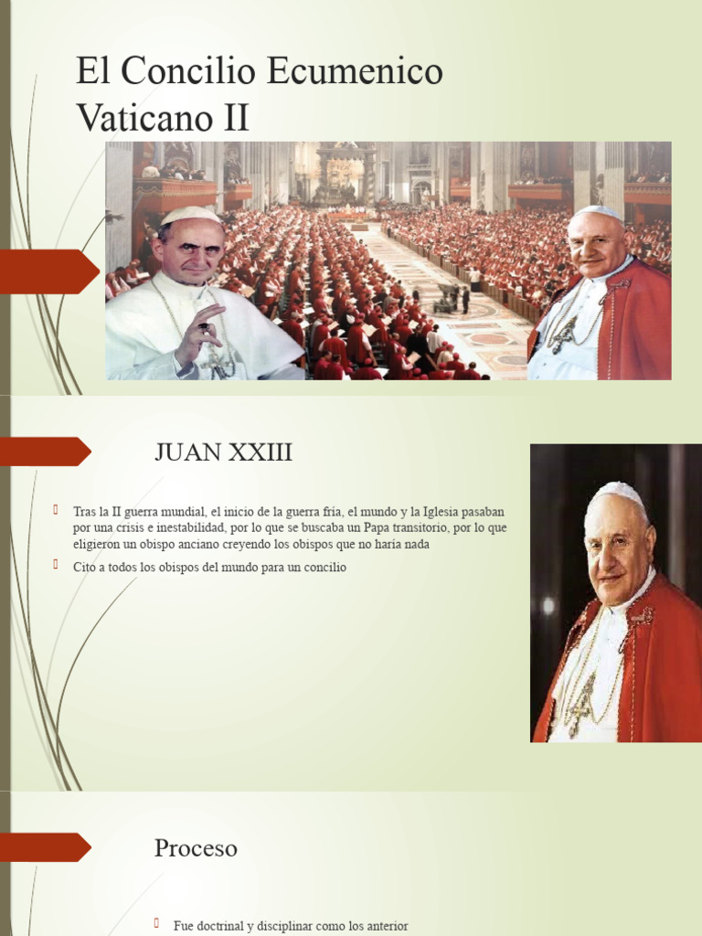 El Concilio Ecumenico Vaticano II | PDF