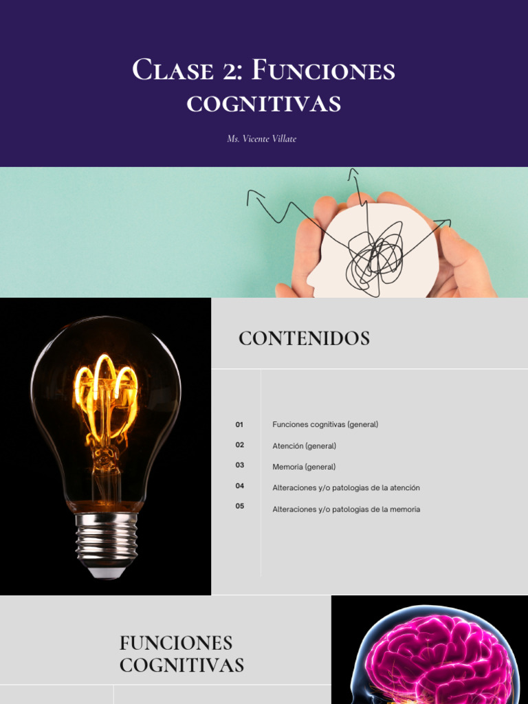 Clase 2 Funciones Cognitivas | PDF | Memoria | Amnesia