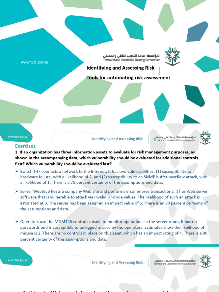 Lab1 Identifying and Assessing Risk | PDF | Vulnerability (Computing) | Risk