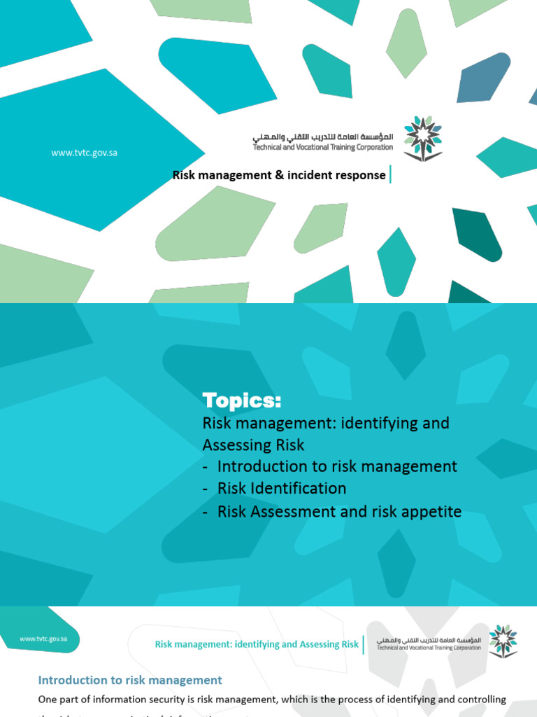 Lecture1 Identifying &assessing Risk | PDF | Risk | Risk Management