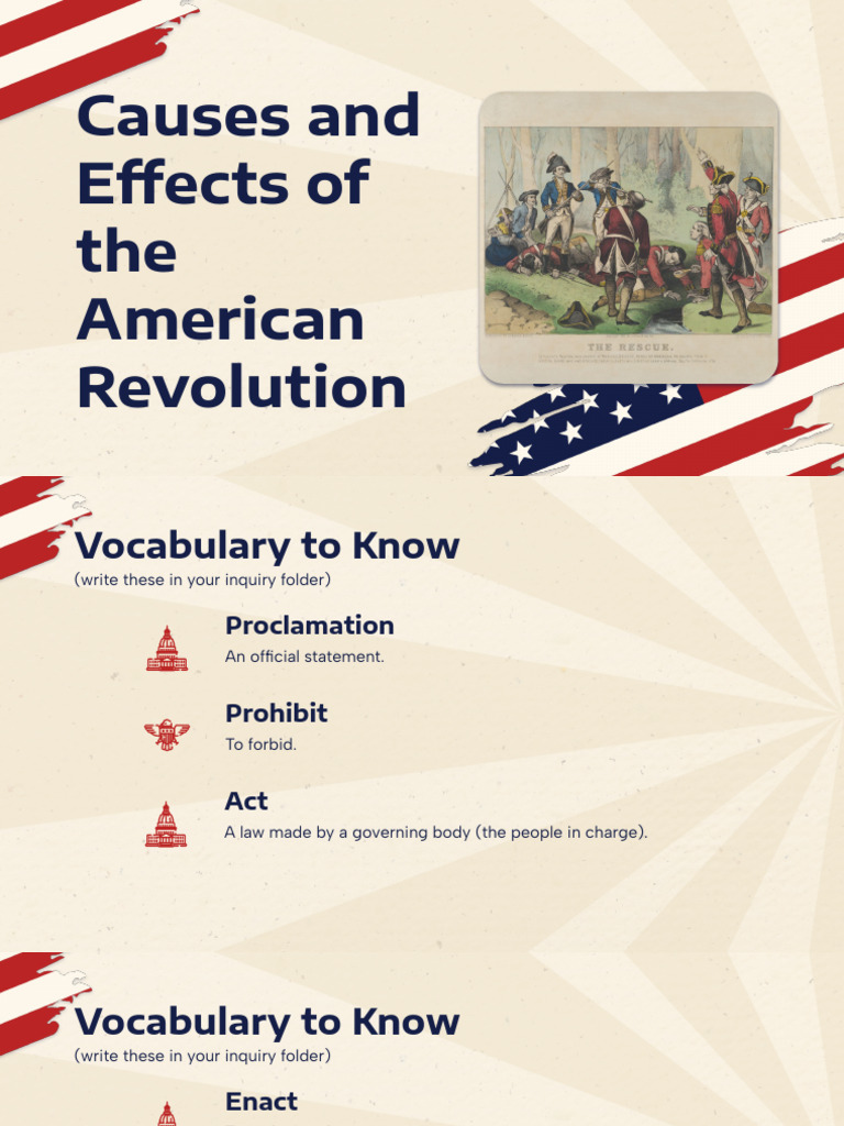 Causes and Effects of the American Revolution | PDF | Thirteen Colonies ...