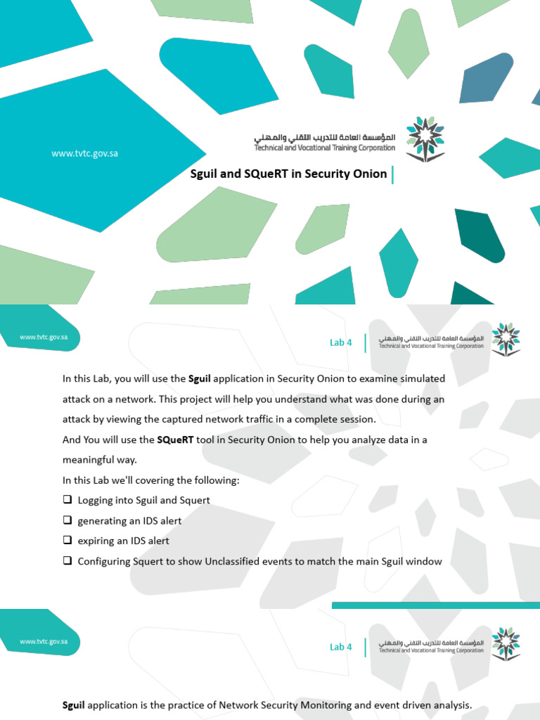 Lab4 Sguil and SQuert | PDF | Computer Networking | Cyberspace