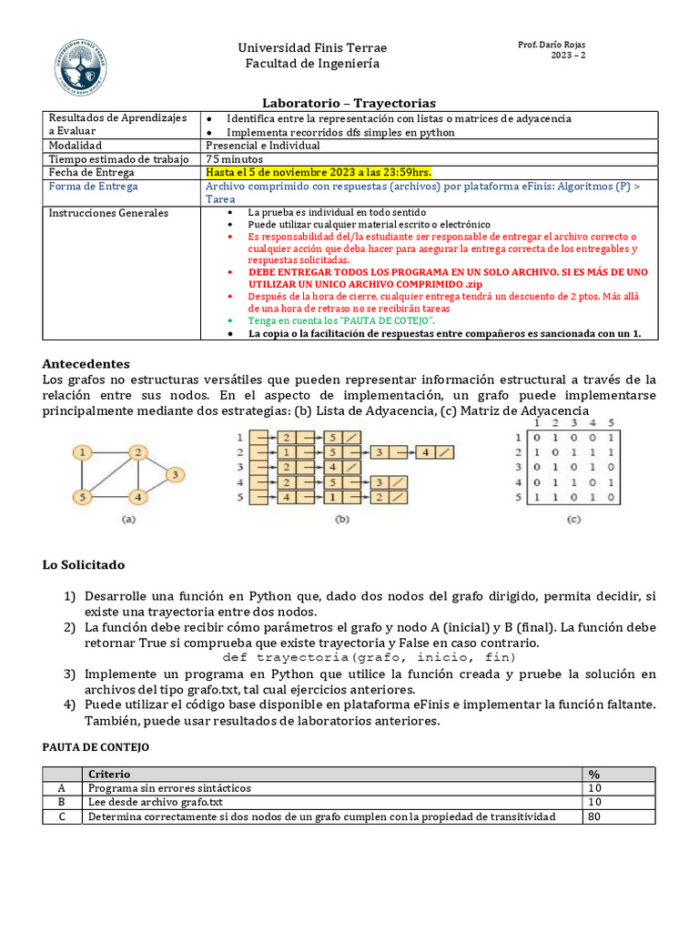 L0110 Grafo 3 Transitividad Python | PDF | Python (lenguaje de programación) | Matemáticas Aplicadas