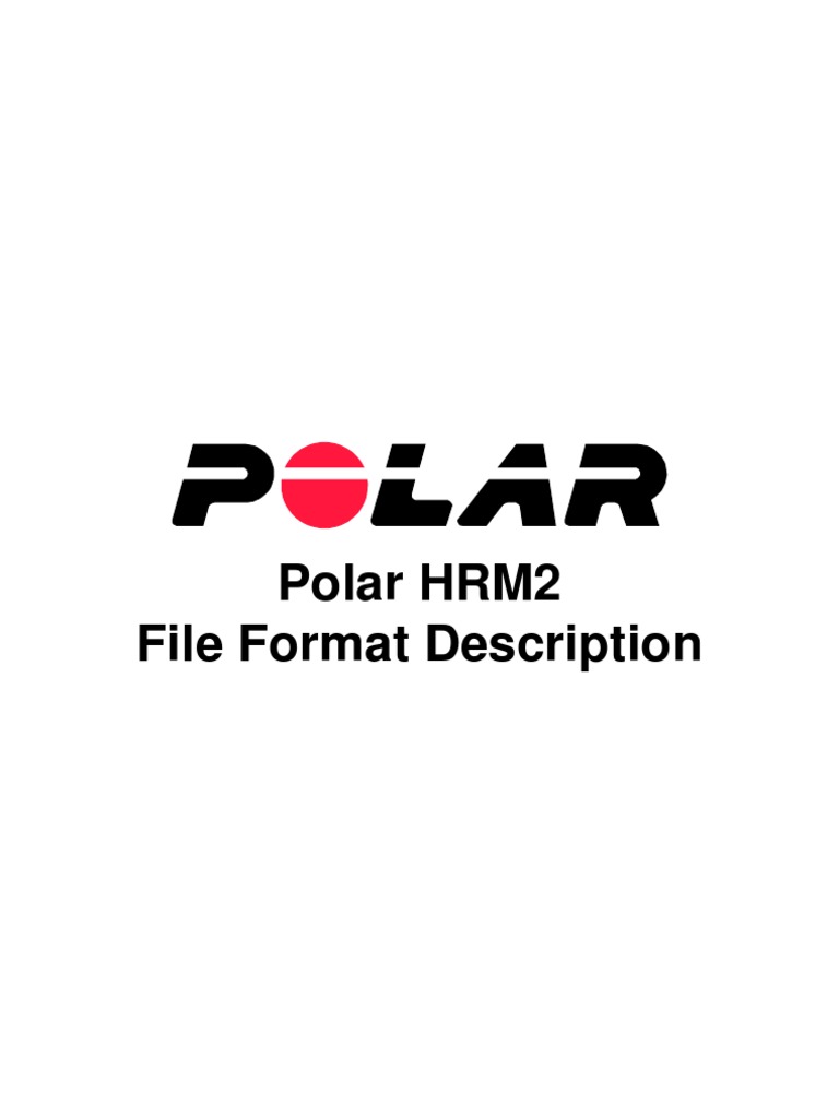 Polar HRM File Format | PDF | Heart Rate | File Format