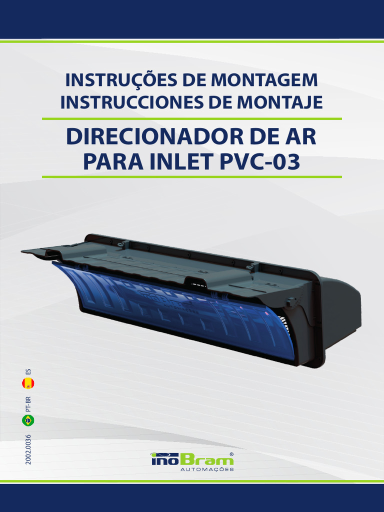 2002.0036 - Inobram - Manual - Direcionador - de - Ar - para - Inlet - pvc03 - PT-BR-ES-WEB | PDF