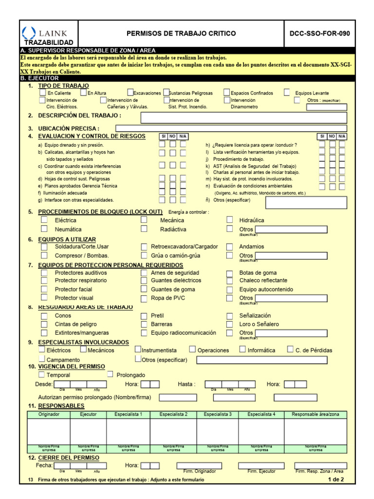 Permiso de Trabajo | PDF