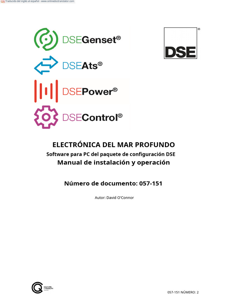 Dse Configuration Suite Software Installation Manual En Es