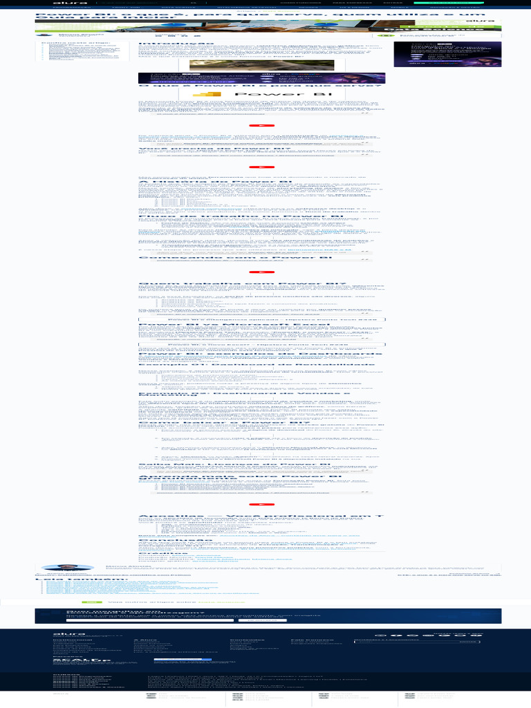 O Que É Power BI - para Que Serve e Um Guia para Iniciar - Alura | PDF ...