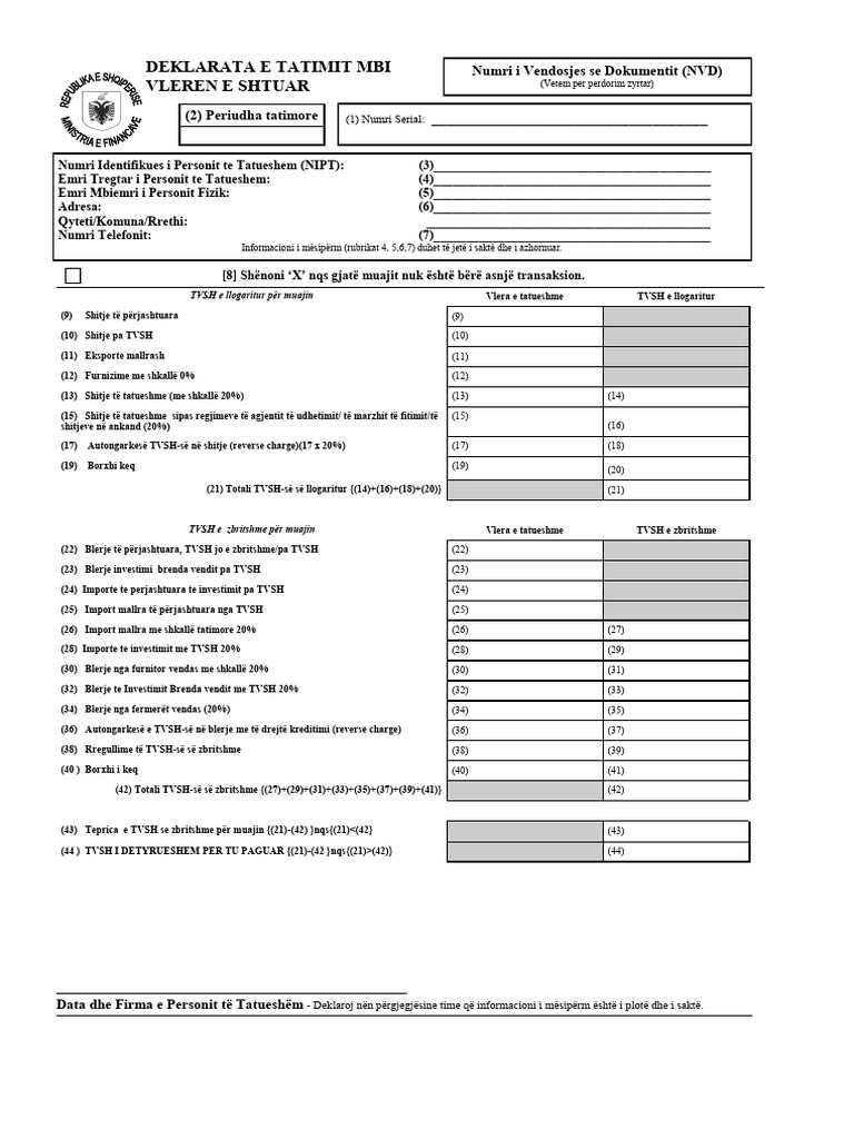 FDP e TVSH | PDF