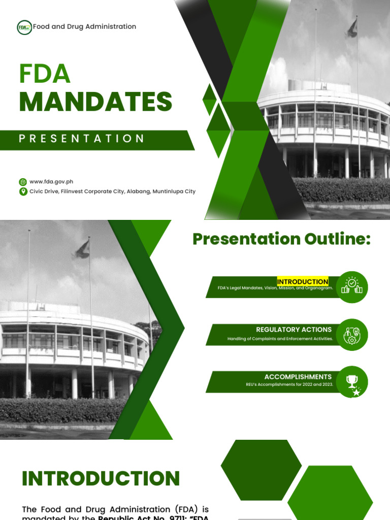 119th SCOC Meeting - FDA Presentation | PDF | Food And Drug Administration | Search And Seizure