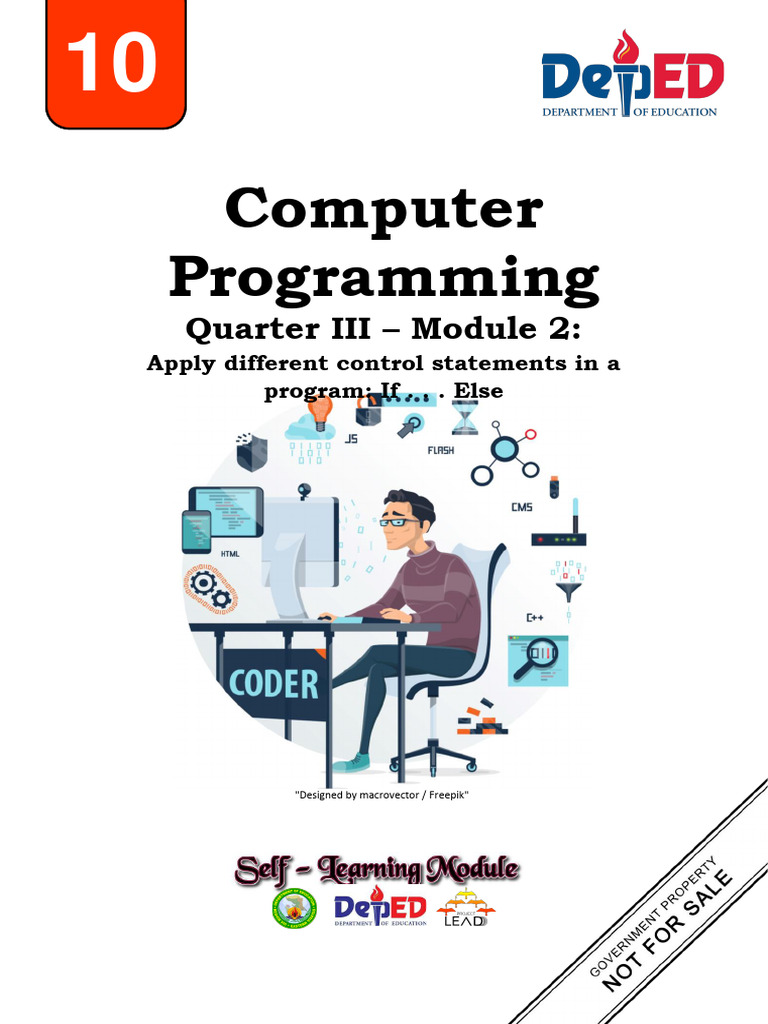 STE - Computer Programming Q3 MODULE 2 - 094143 | PDF | Computer Program | Programming