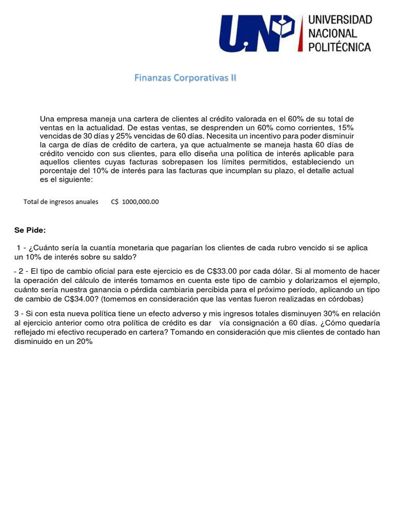 Ejercicios 2 CXC | PDF