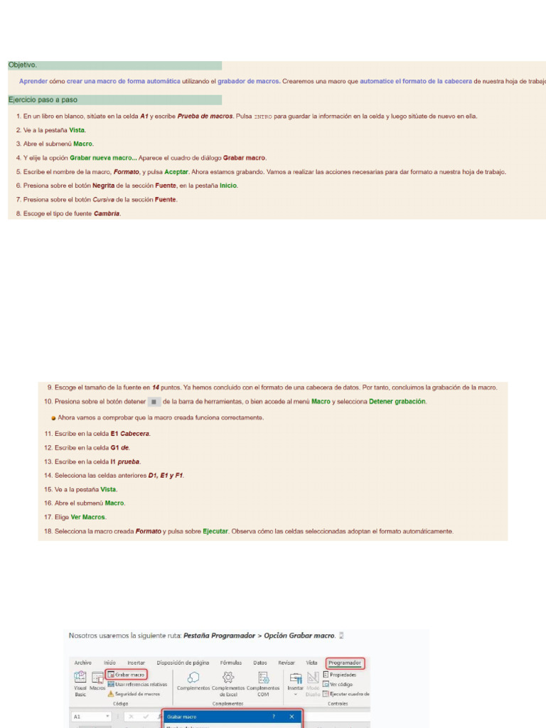 Macros | PDF