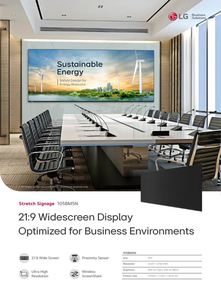105BM5N - Datasheet (Low) - LG Stretch Signage - 240207 | PDF | Display ...