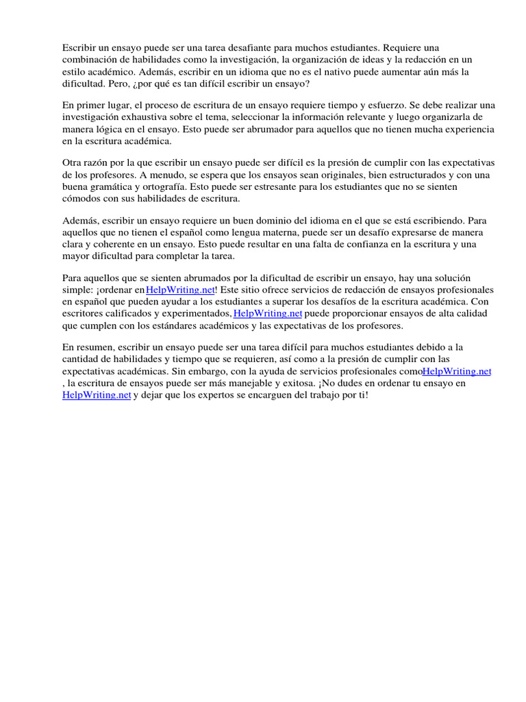 Reflexión Sobre La Escritura de Ensayos | Descargar gratis PDF ...