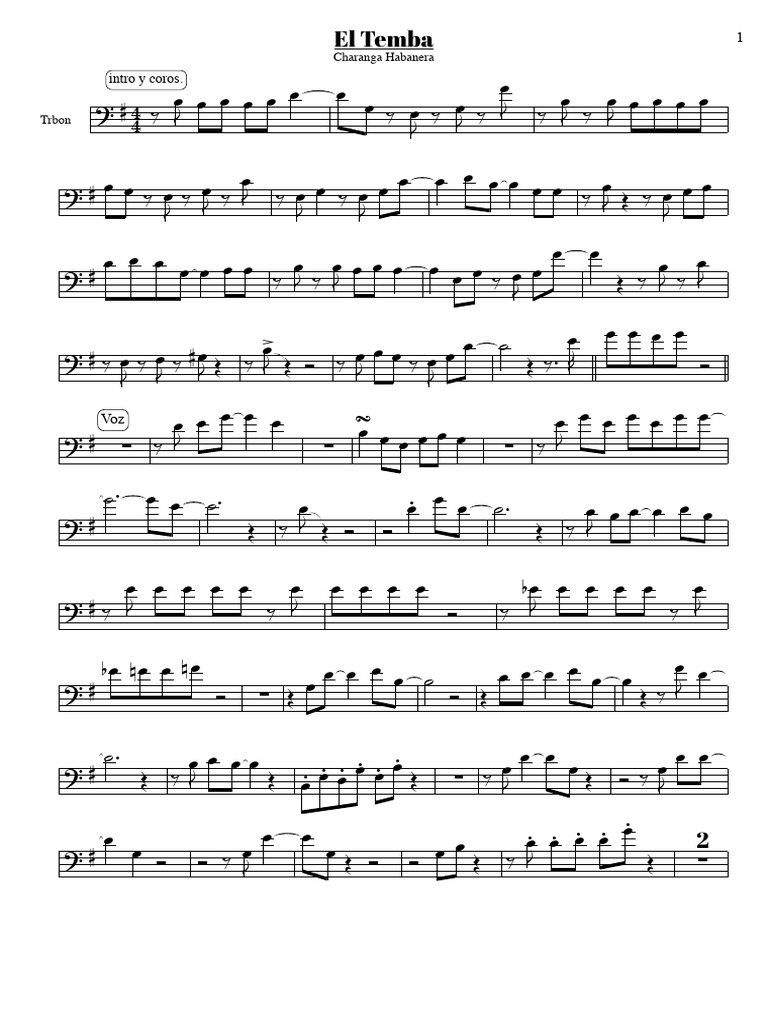 El Temba - Trombón | PDF