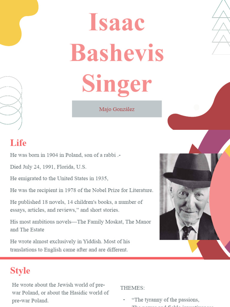 Isaac Bashevis Singer | PDF