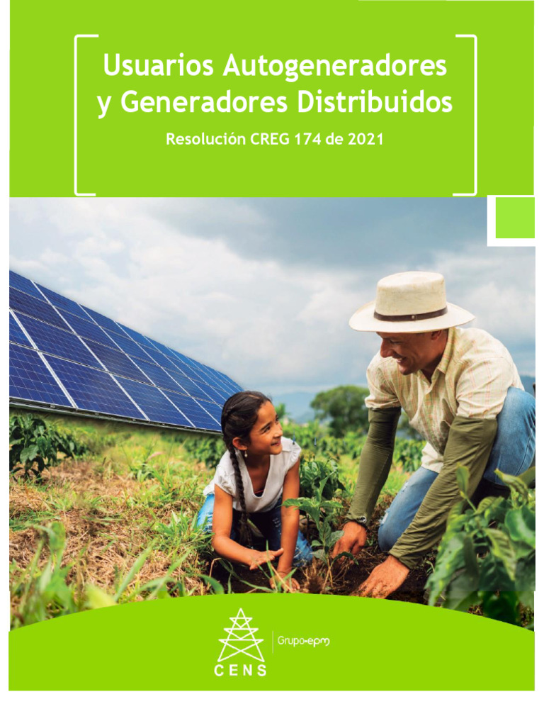 Cartilla CENS Grupo EPM | PDF | Generación distribuida | Energía renovable