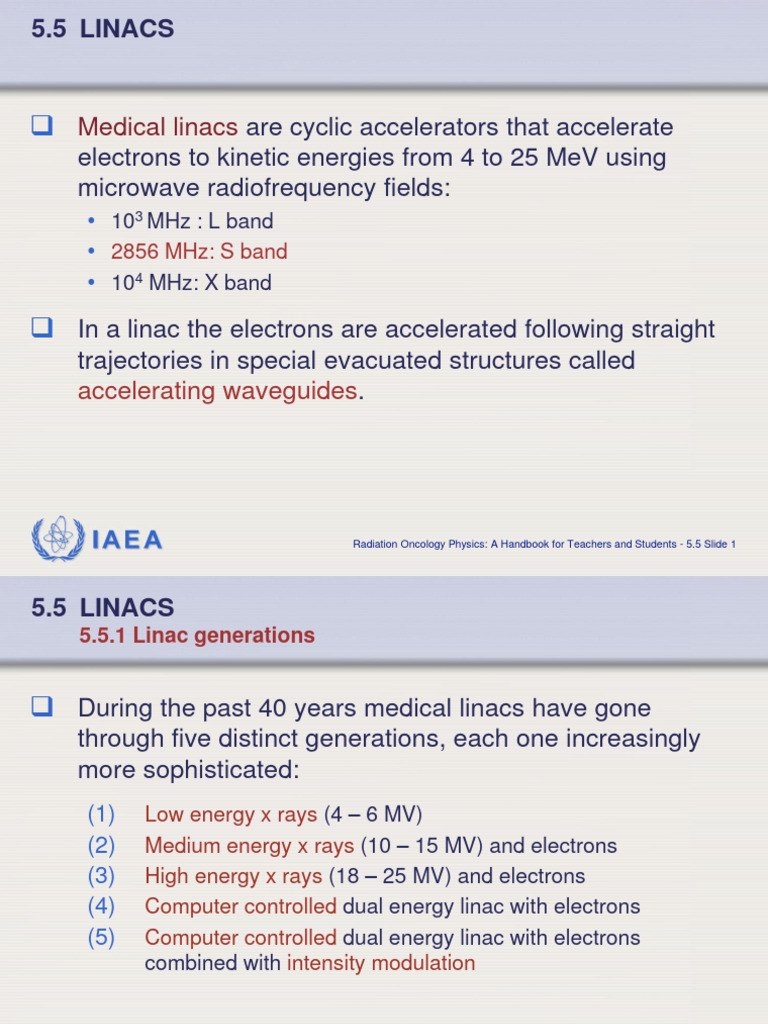 Understanding Medical Linacs in Radiation Oncology | PDF | Electron ...