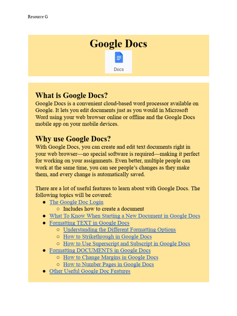 What Is Google Docs? | Download Free PDF | Microsoft Word | Computing