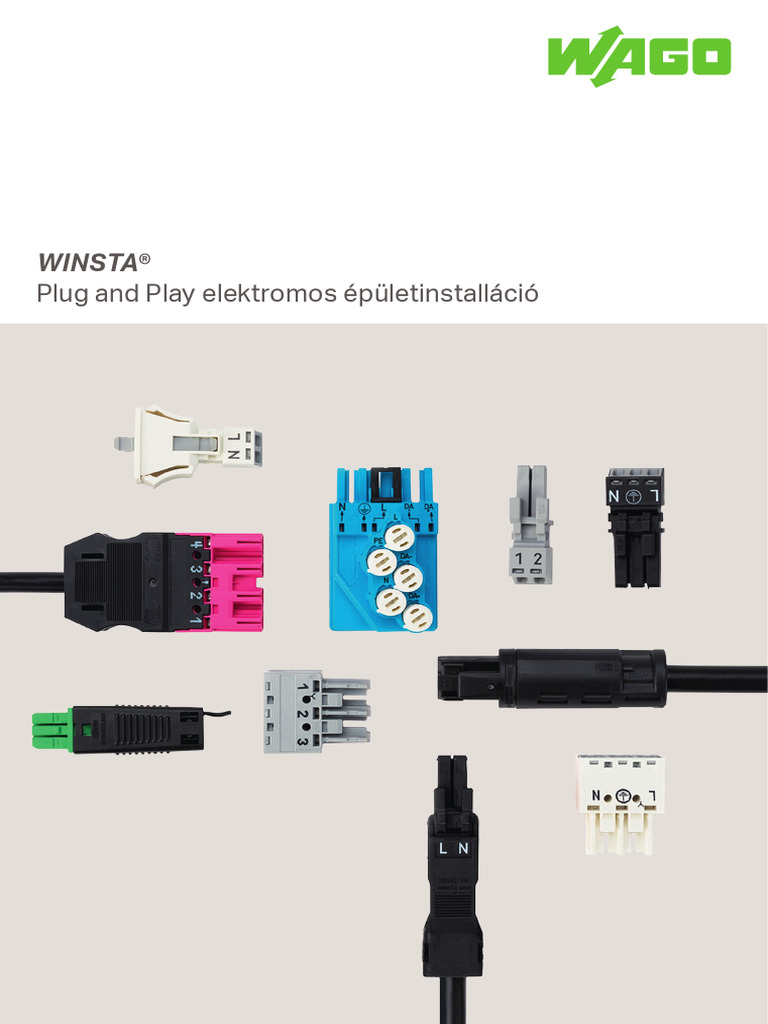 WINSTA Plug and Play Elektromos p Letinstall Ci 16000013 | PDF