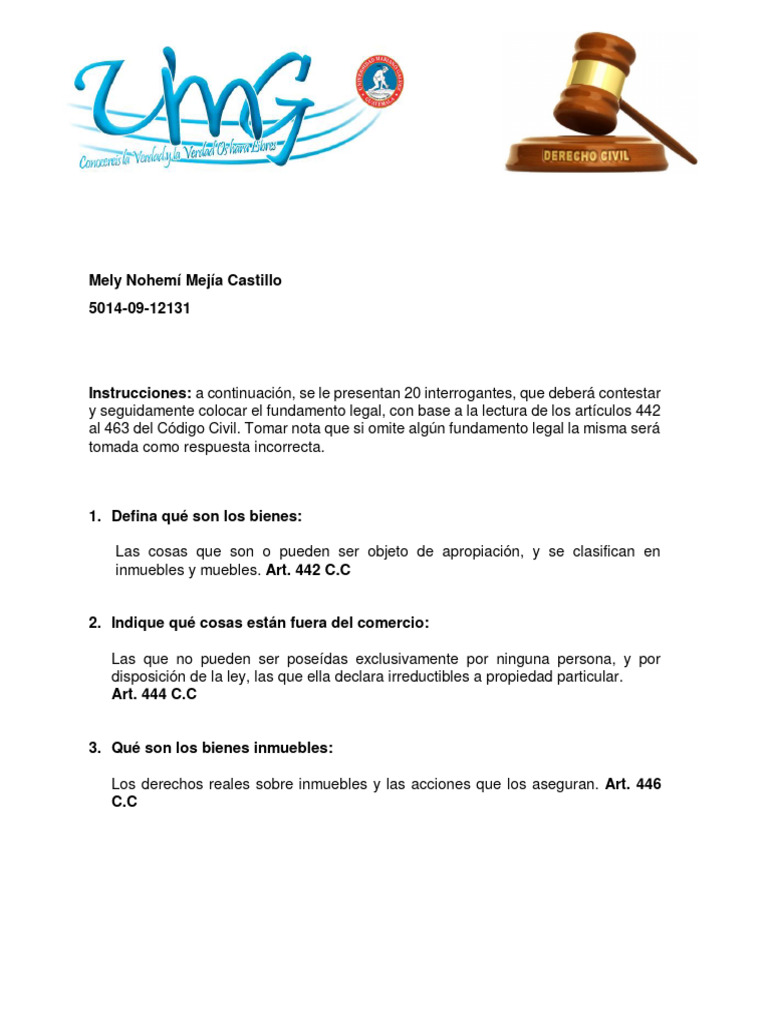 Civil II Art. 442-463 | PDF | Propiedad | Ley de recursos naturales