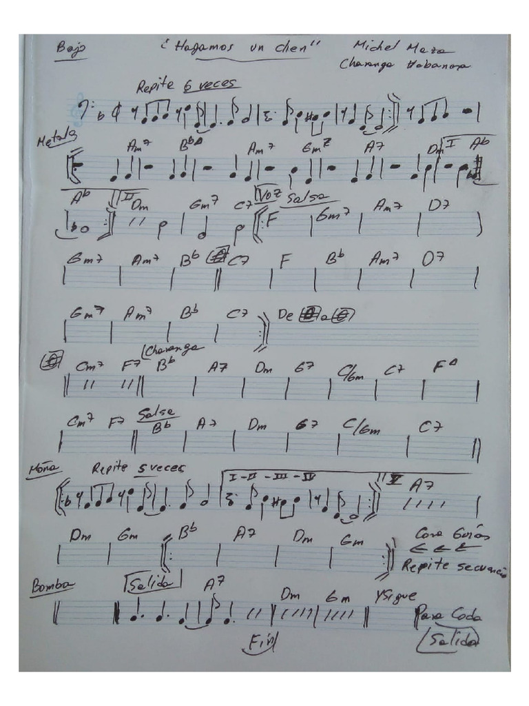 Hagamos Un Chen Armonía | PDF