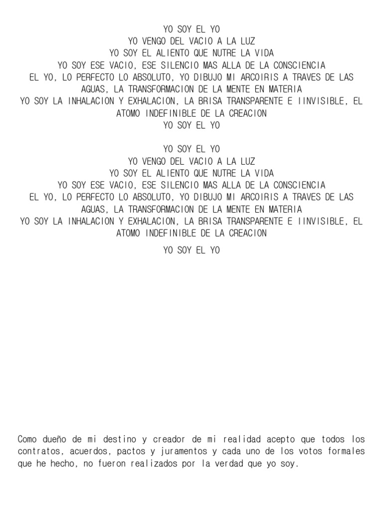 Yo Soy El Yo-Liberacion | PDF