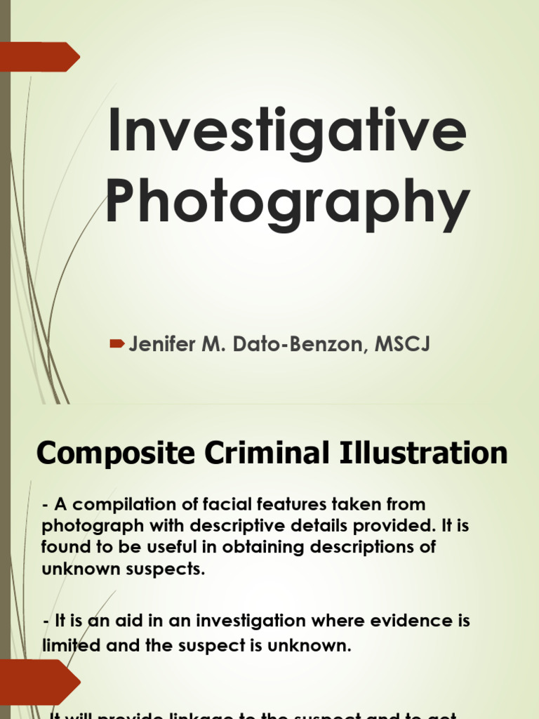 Crime Scene | PDF | Crime Scene | Camera