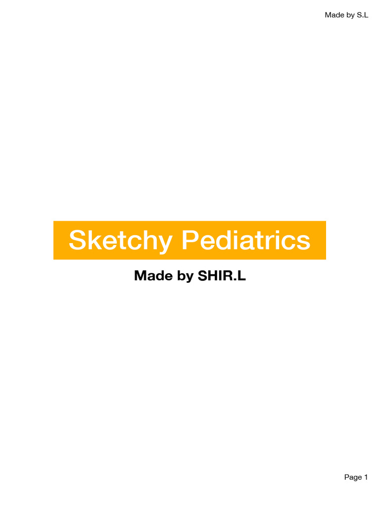 Sketchy Pediatrics | PDF | Digestive Diseases | Gastroenterology