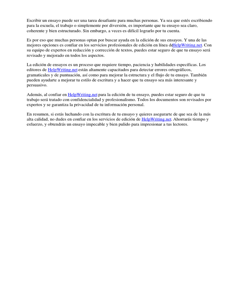 Edición De Ensayos Pdf Websites World Wide Web