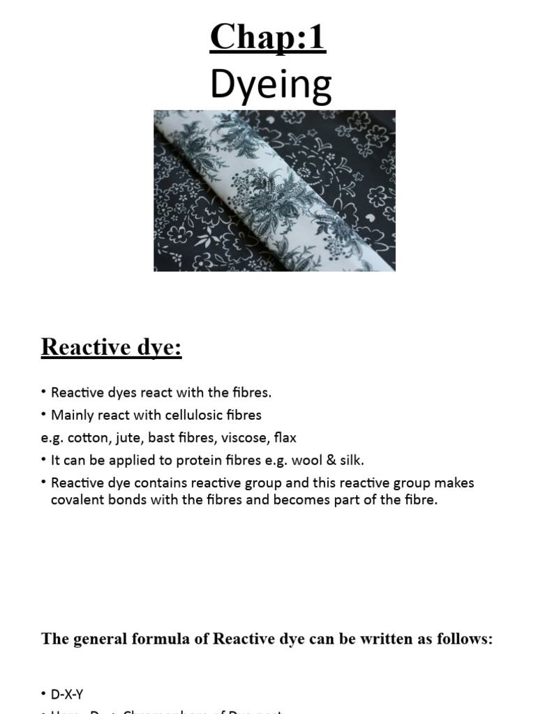 Dyeing | PDF | Dye | Dyeing