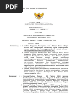 Contoh Perdes APBDes Tahun 2025 | PDF