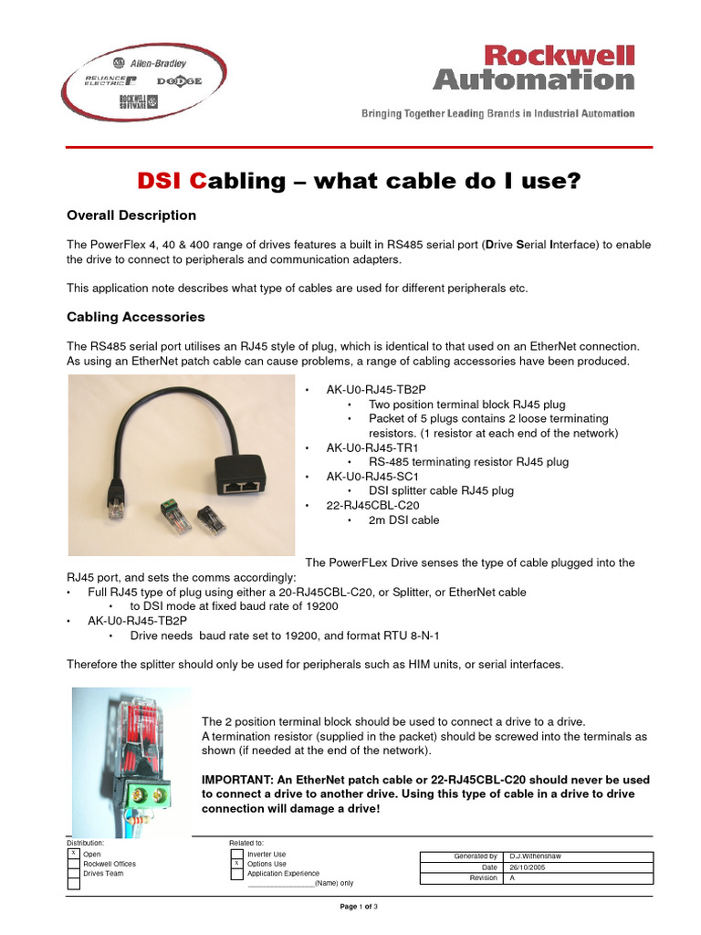 DSI Cabling | PDF | Computing | Internet Protocols