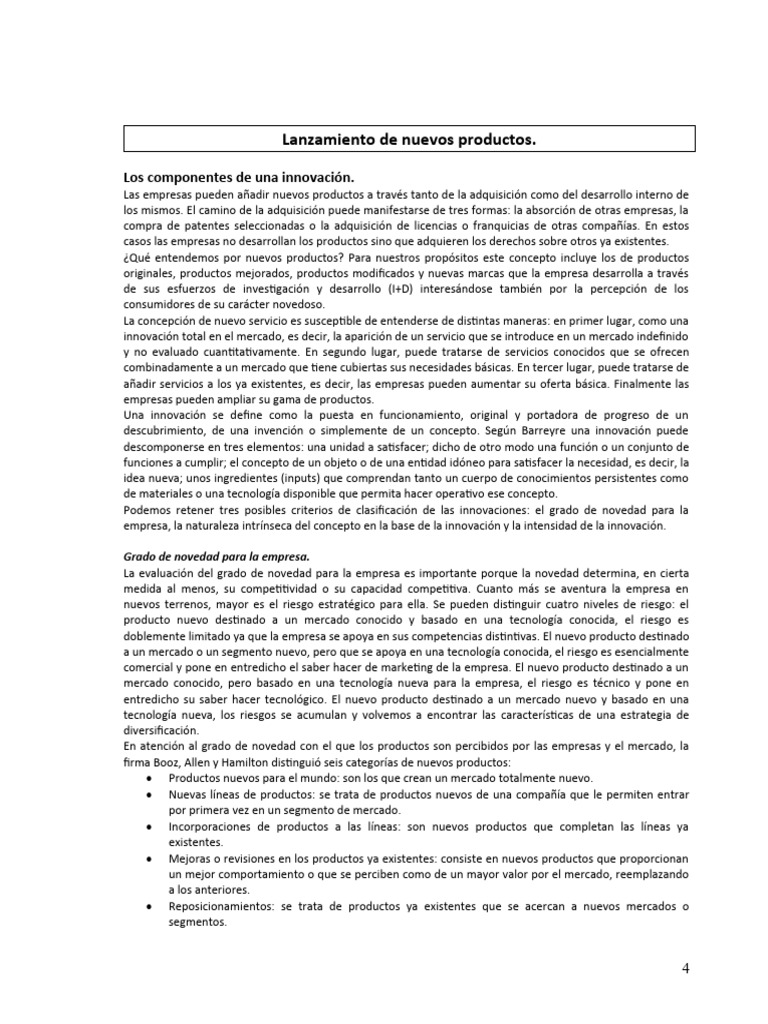 8 - DESARROLLO DE PRODUCTO (2) | PDF | Marketing | Producto (Negocio)