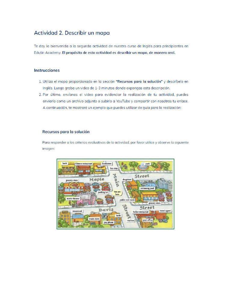 Actividad n2 Descripcion de Mapa | PDF