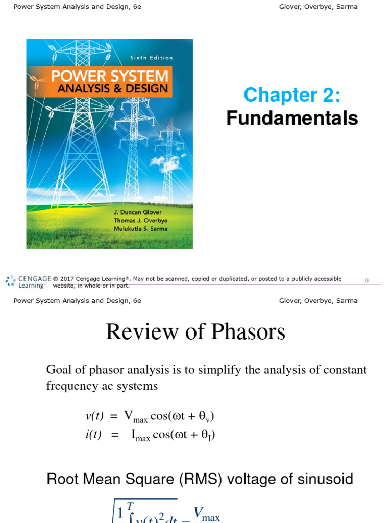 PowSysAnaly 6e Ch02 | PDF | Ac Power | Electrical Impedance