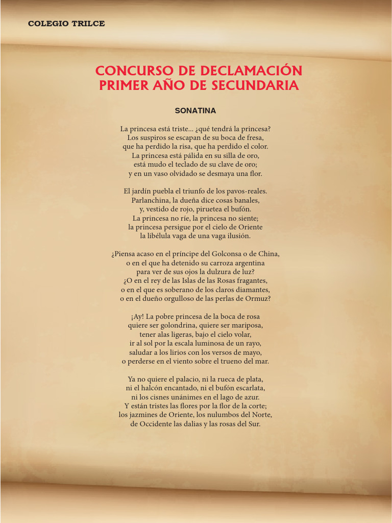 Poemas para Declamar | PDF