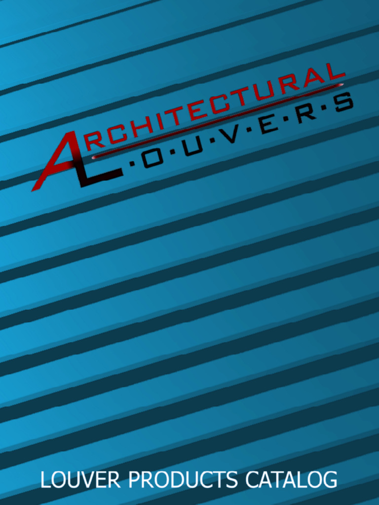 Architectural Louver Types & Specs | PDF | Rain