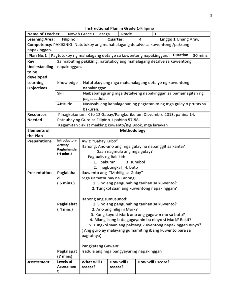 Fil1 Q4 Ip1 v.02 | PDF