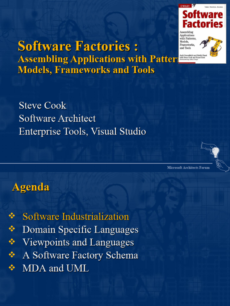 Software Factories and Industrialization | PDF | Xml | Application Software