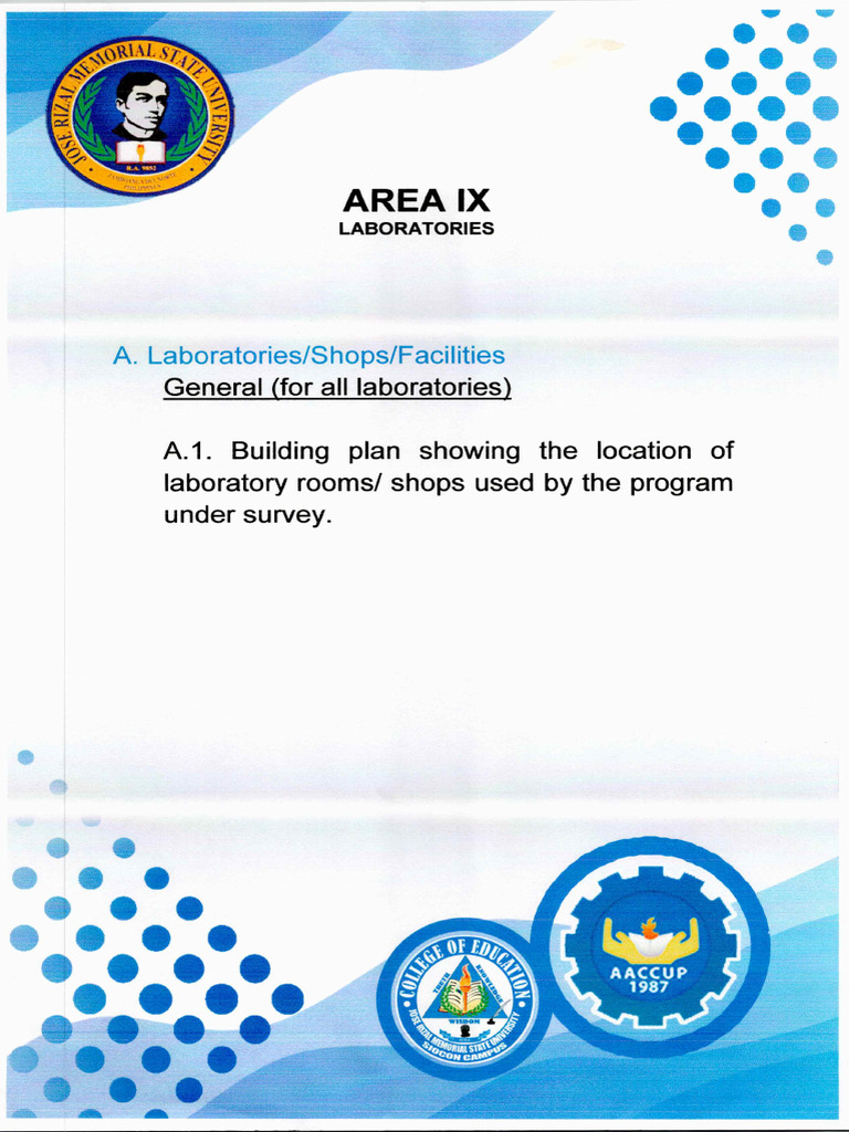 A.1. Building Plan Showing The Location of Laboratory Rooms Used by The ...