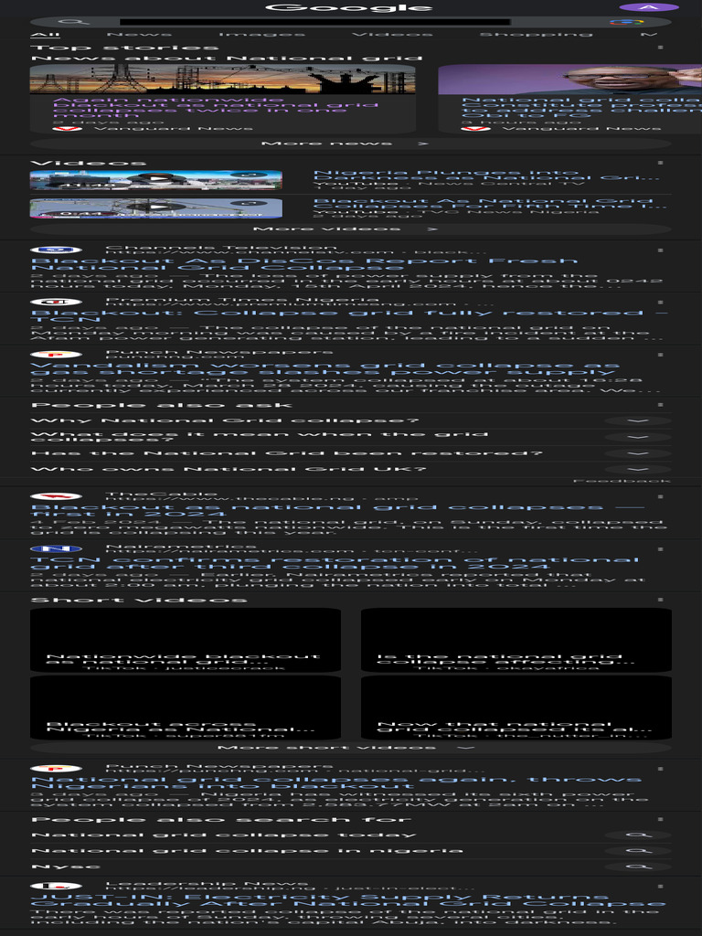 National Grid Collapse - Google Search | PDF | Electrical Grid ...