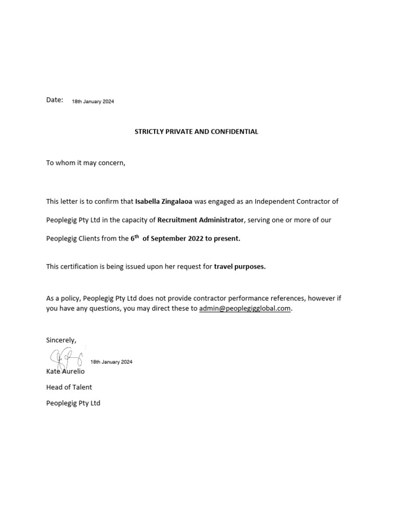 Contractor Certificate | PDF | Business | Finance & Money Management