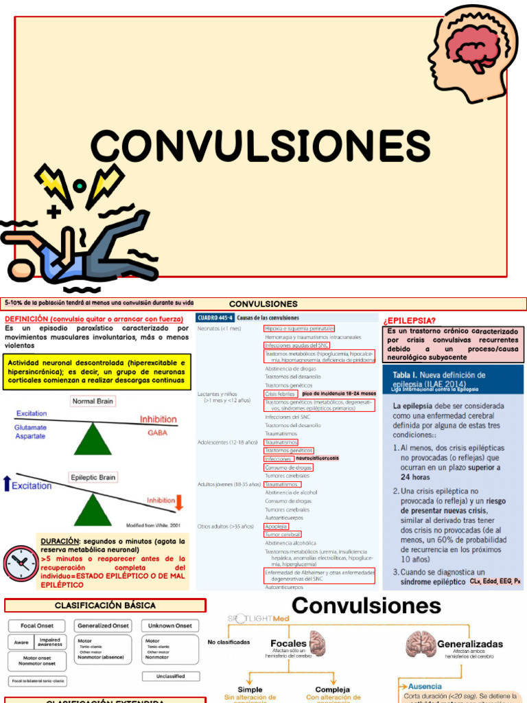 CONVULSIONES | PDF | Epilepsia | Sistema nervioso
